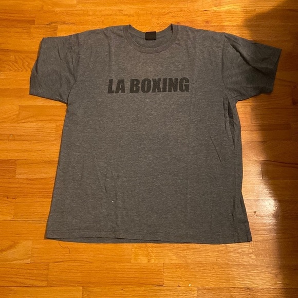 LA Boxing | Shirts | Mens La Boxing T Shirt Grey | Poshmark